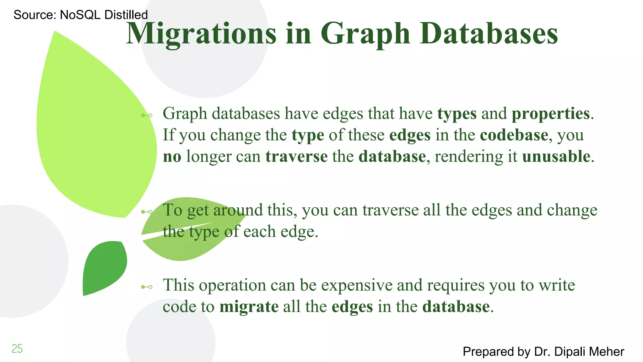 Schema migrations in no sql | PPT