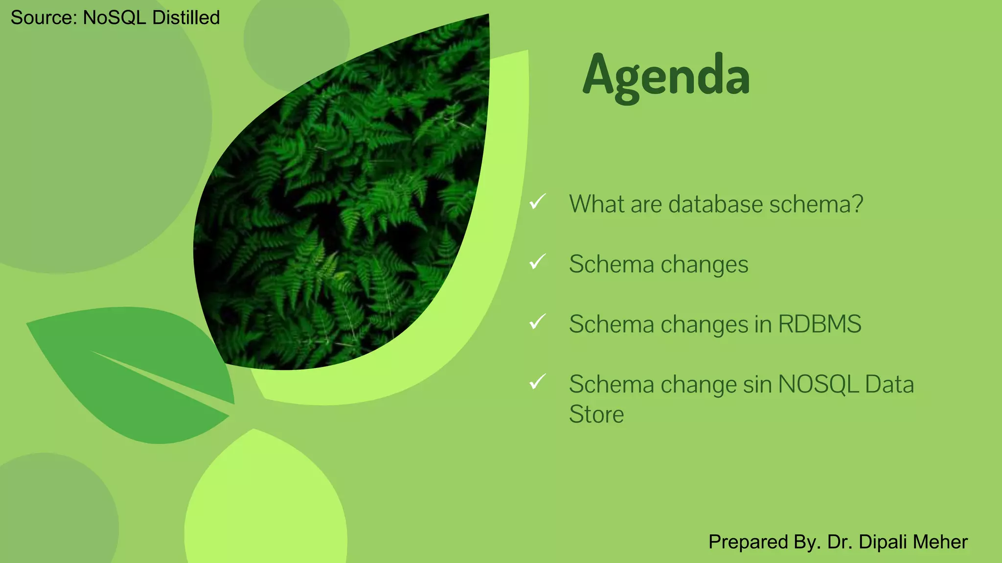 Schema migrations in no sql | PPTX