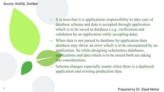 Schema migrations in no sql | PPT