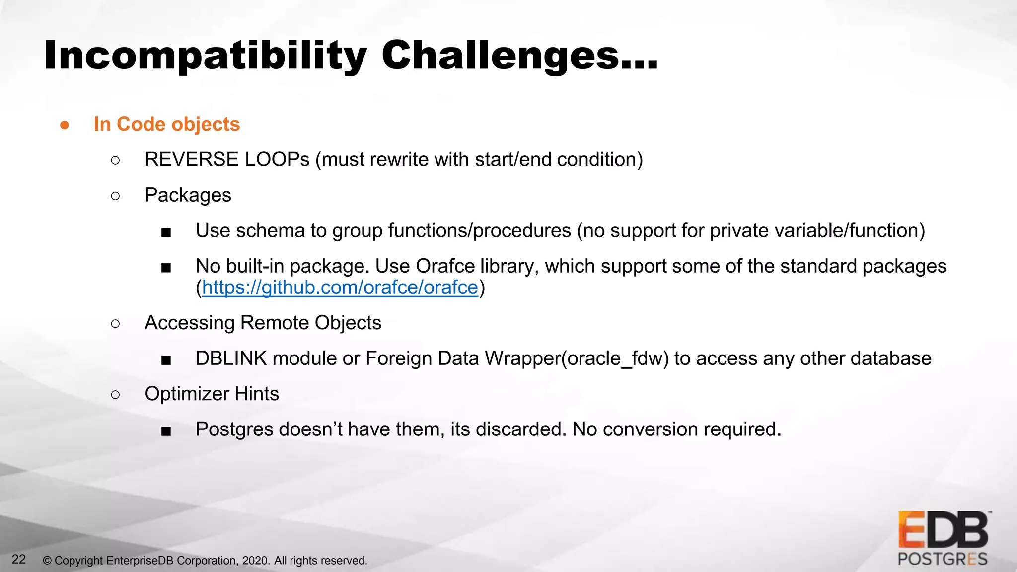Oracle To Postgres Schema Migration Hustle Ppt 