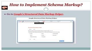 Learn Schema Markup to boost your SEO | PPT