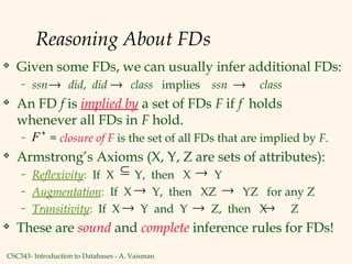 Introduction to Schema refinement lecture notes.ppt
