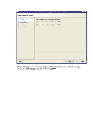 Schema replication using oracle golden gate 12c | DOC