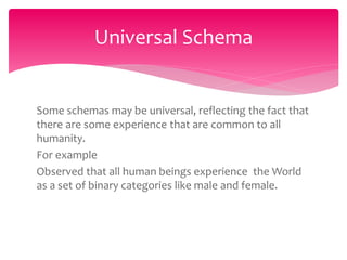 Schemas analysis | PPT
