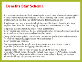 Schemas for multidimensional databases | PPTX