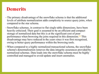 Schemas for multidimensional databases | PPTX