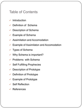 Social Psychology:Schemas | PPTX