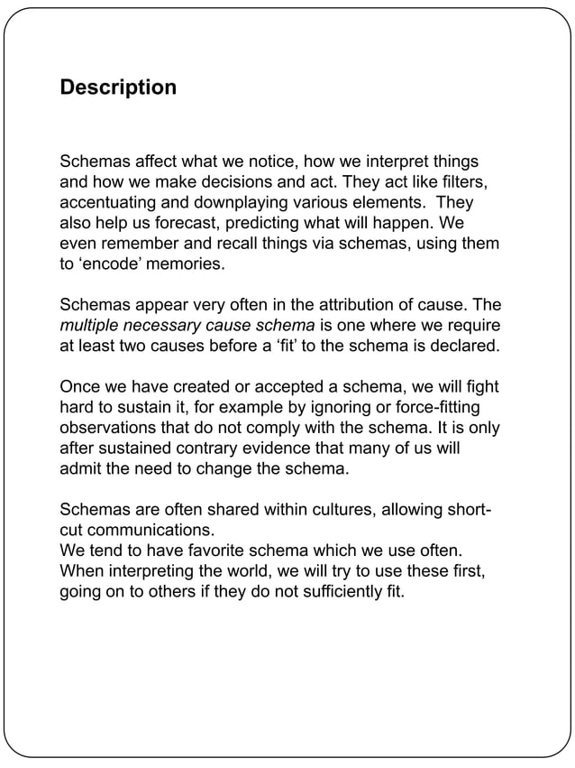 Social Psychology:Schemas | PPTX