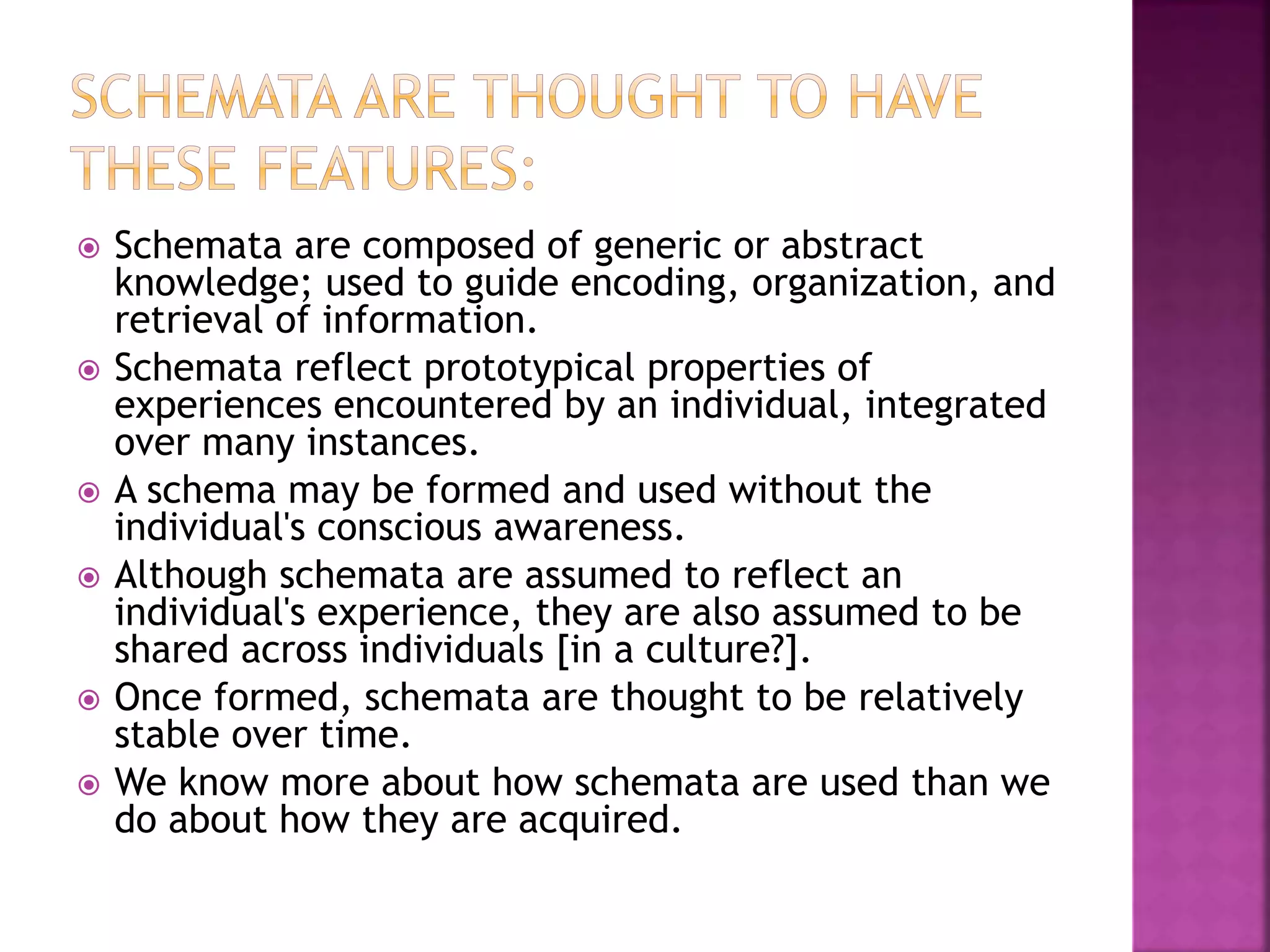 Schema Theory | PPTX