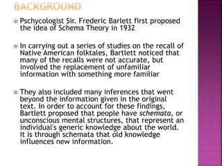 Schema Theory | PPTX