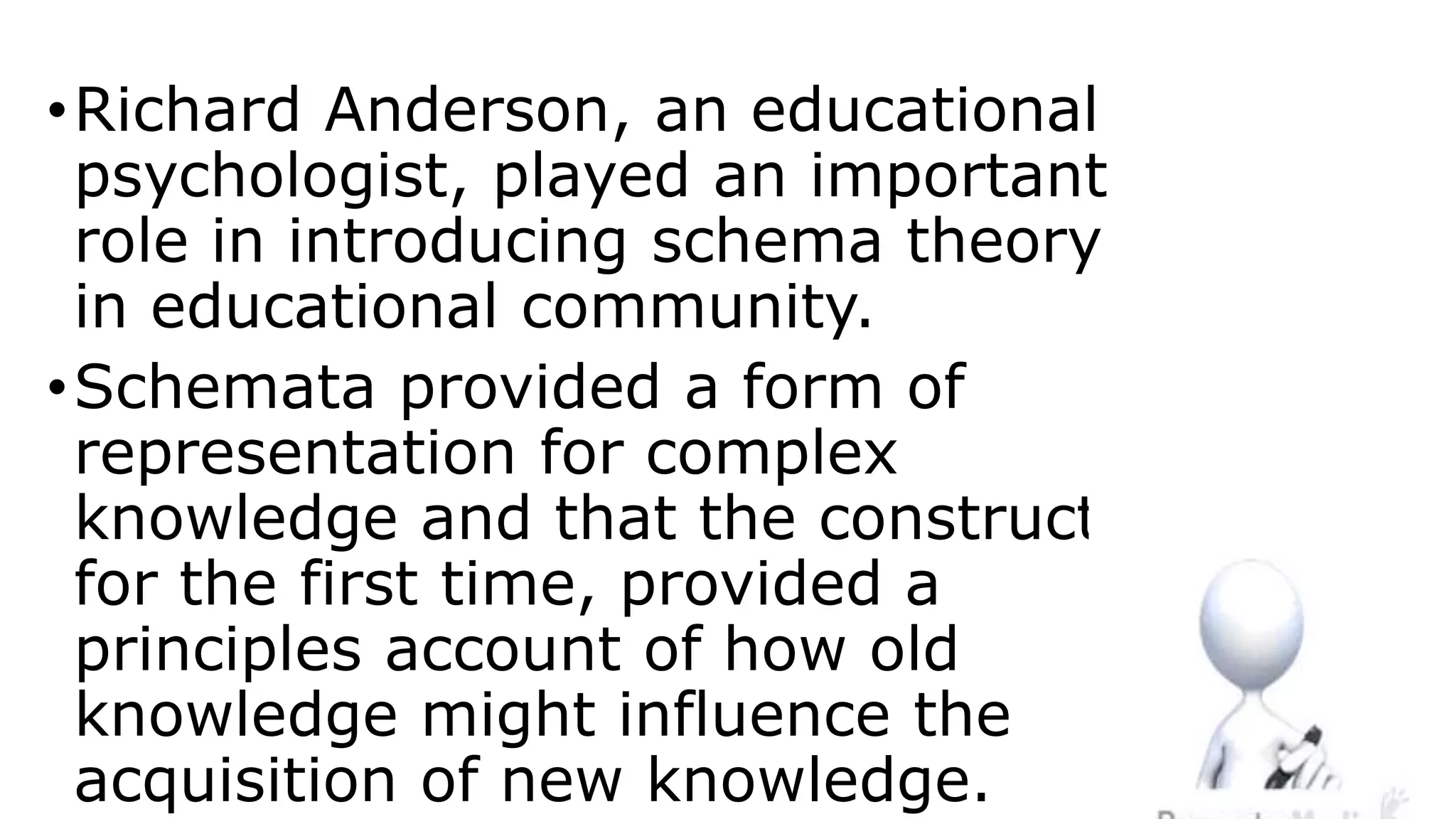 Schema theory in education | PPTX