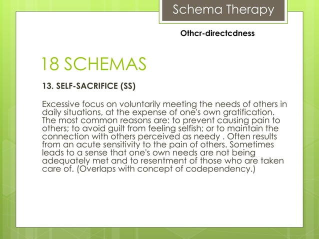 Schema Therapy | PPTX