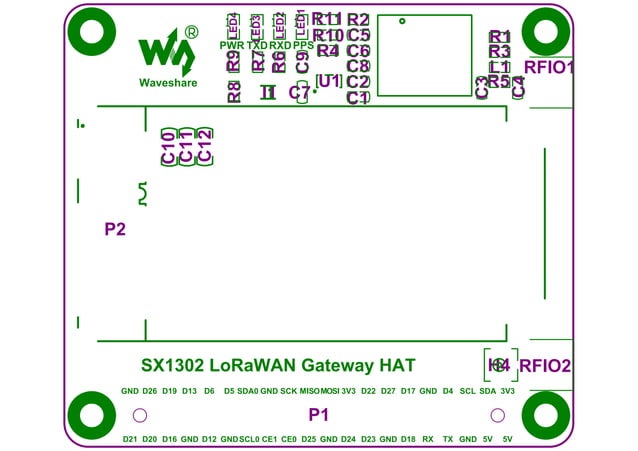 Schematic Sx1302 Lorawan Gateway Hat Original Pdf