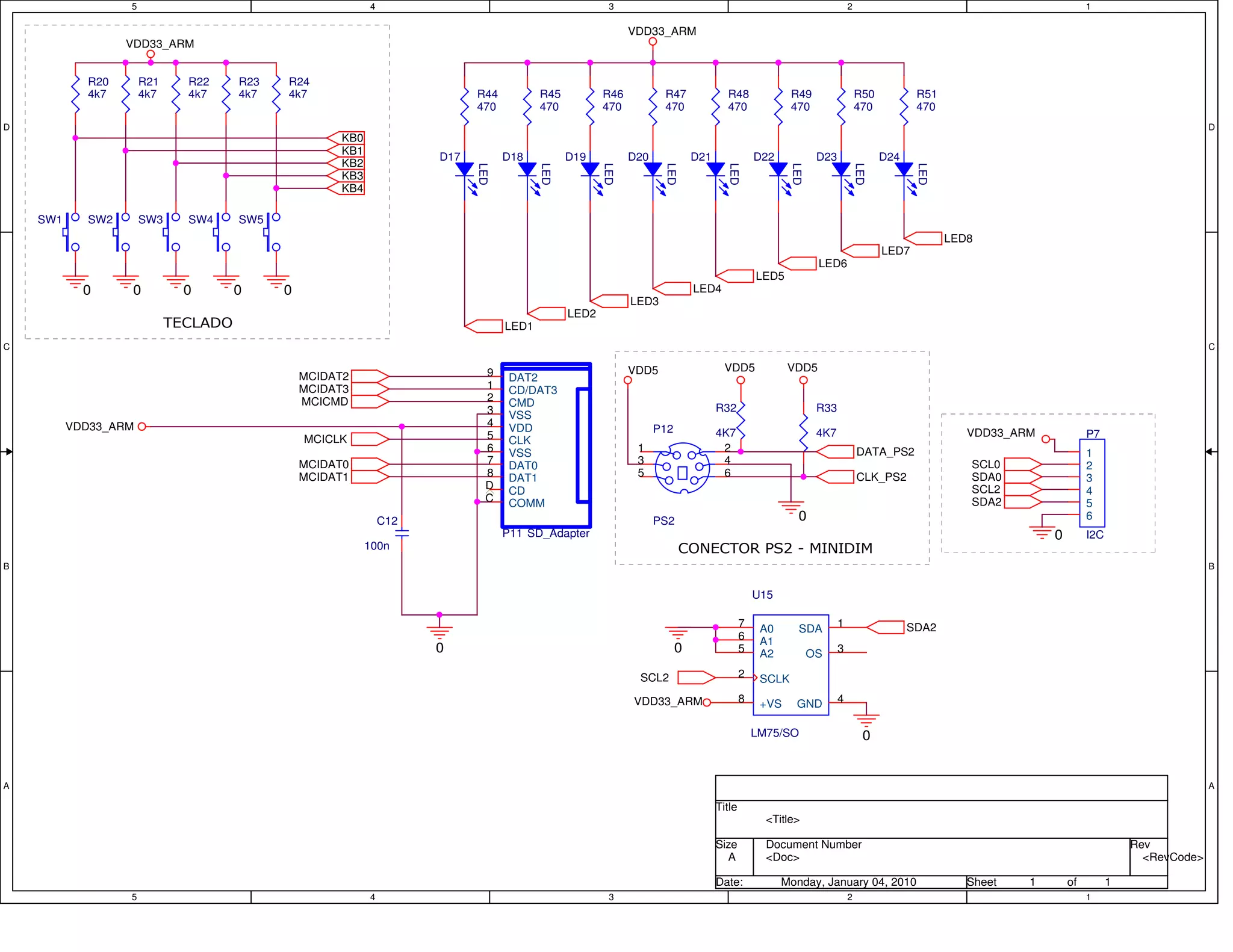 Schematic1 kit lpc2478 | PDF