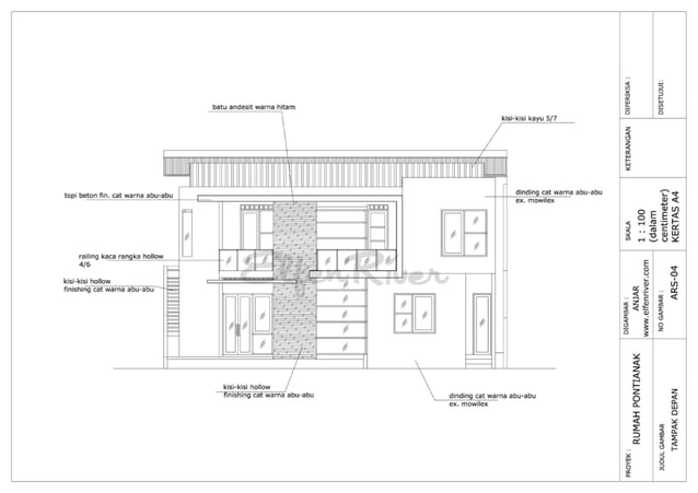 Schematic design 2stories house | PPT