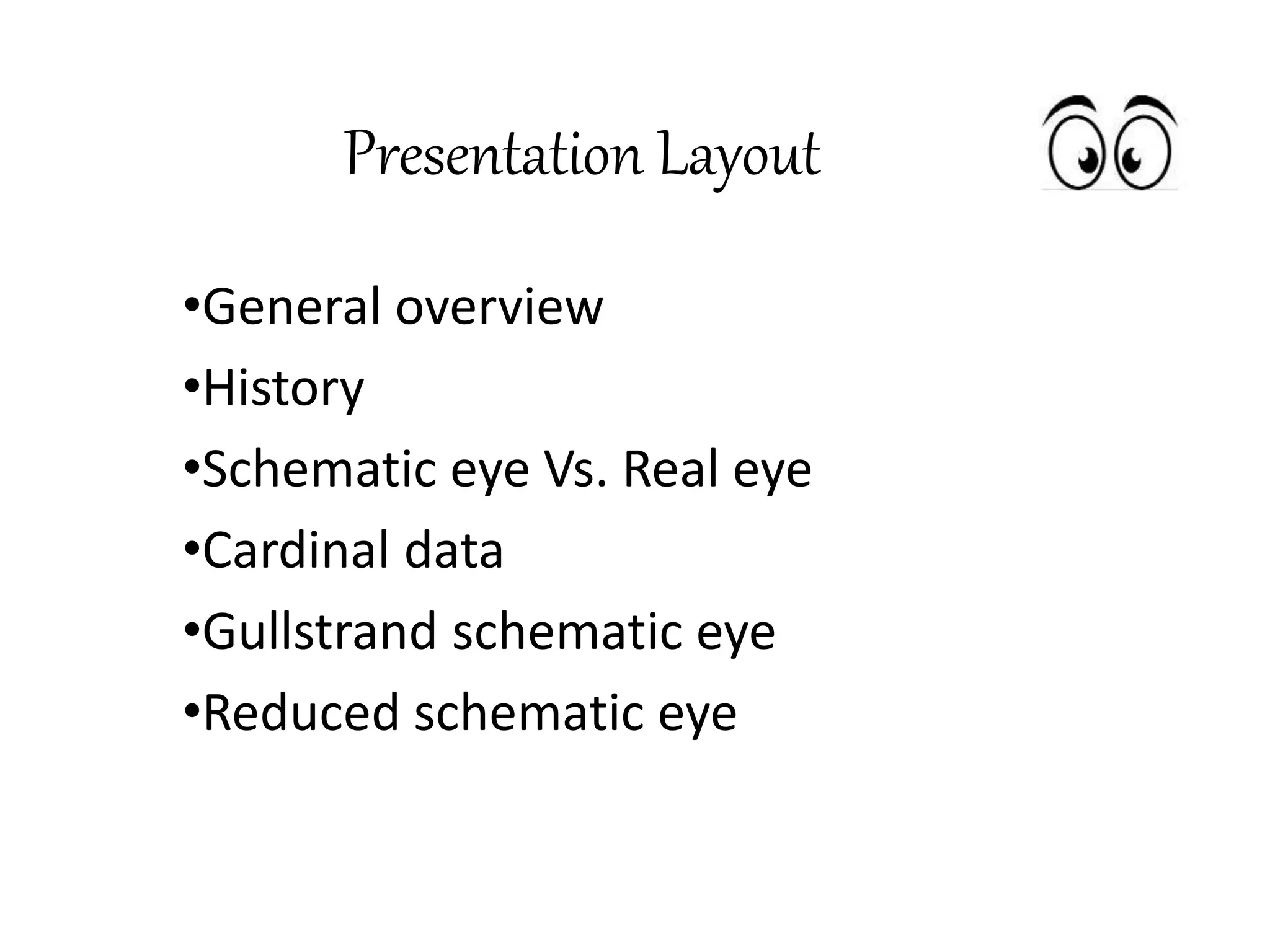 Schematic eye | PPTX