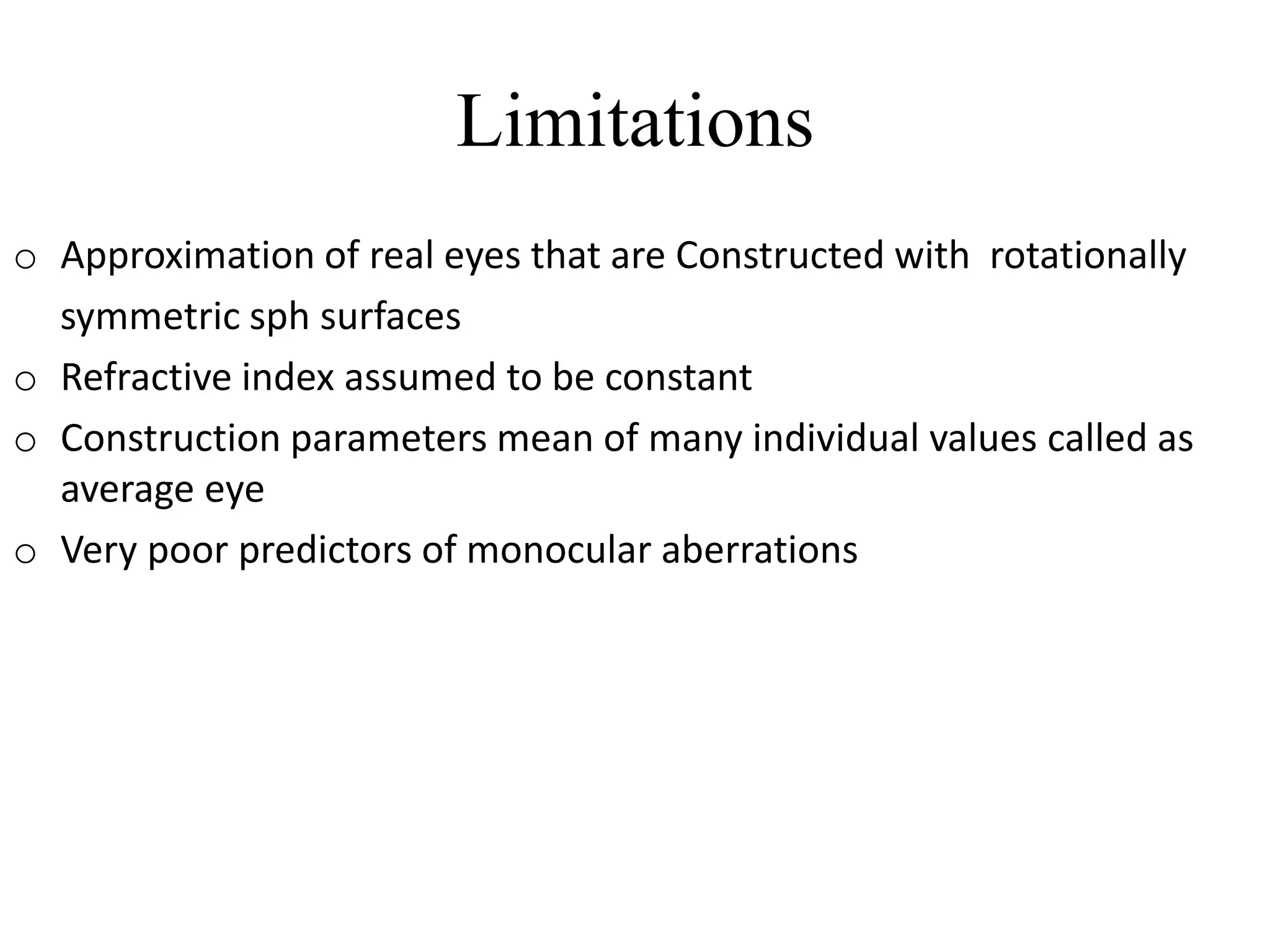 Schematic eye | PPTX