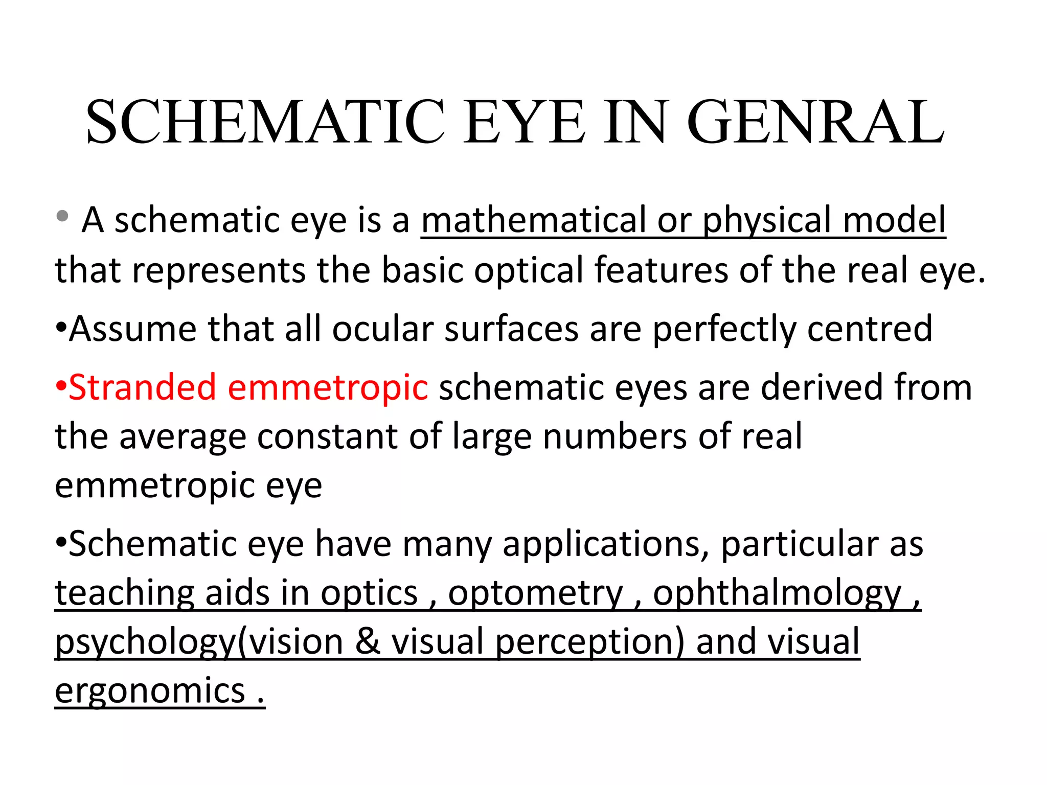 Schematic eye | PPTX