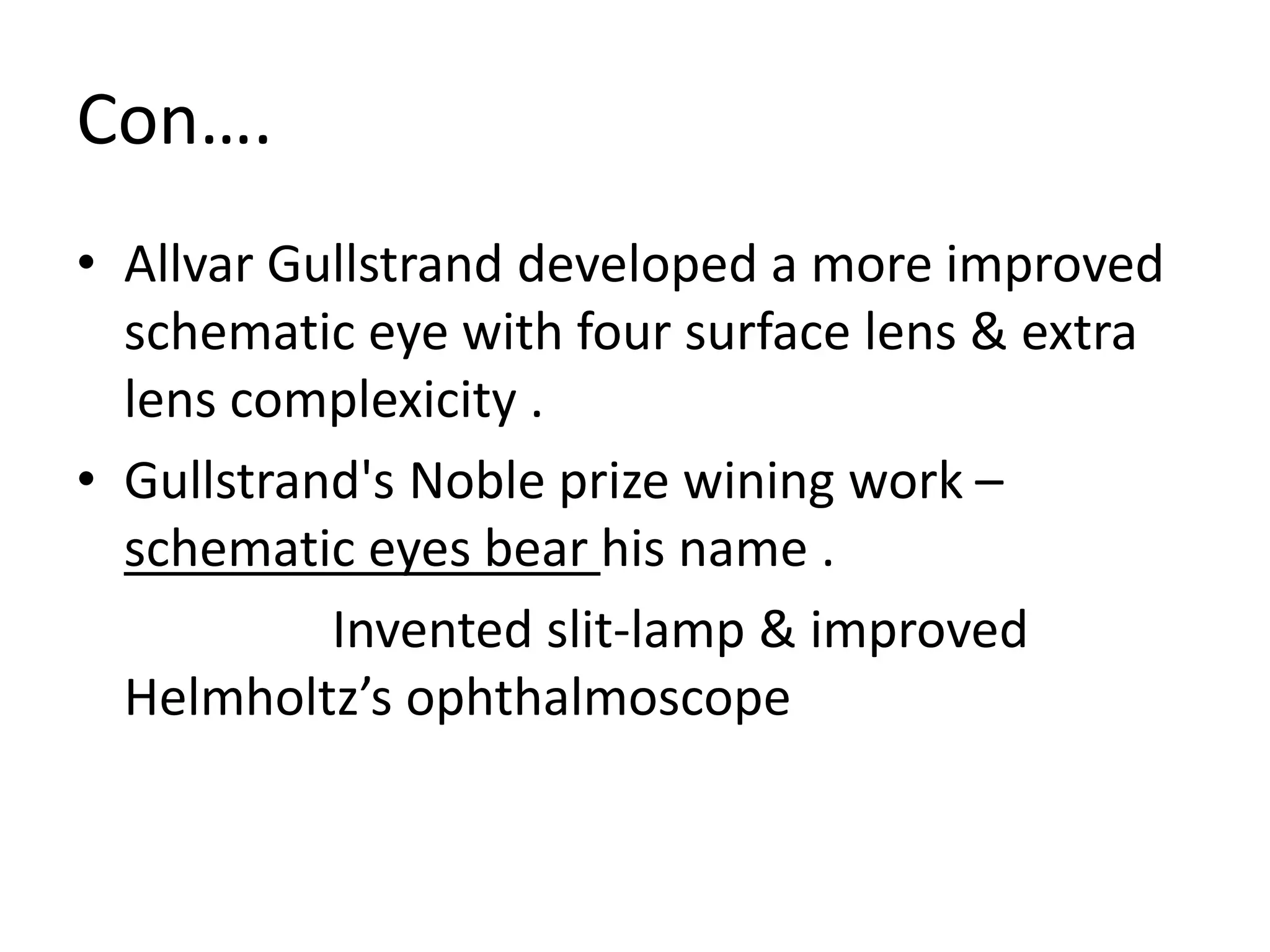 Schematic eye | PPTX
