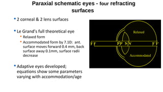 Schematic eye and cardinal points | PPT