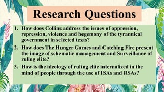 Schematic Surveillance , Hunger Games, Catching Fire.pptx