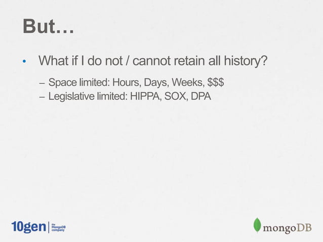 MongoDB San Francisco 2013: Data Modeling Examples From the Real World ...