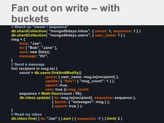 MongoDB San Francisco 2013: Data Modeling Examples From the Real World ...