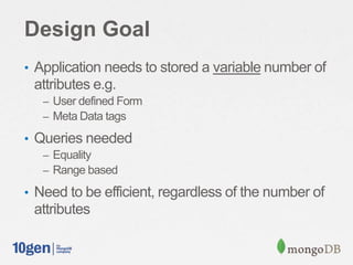 MongoDB San Francisco 2013: Data Modeling Examples From the Real World ...