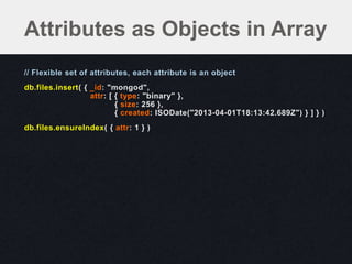 MongoDB San Francisco 2013: Data Modeling Examples From the Real World ...
