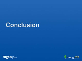 MongoDB San Francisco 2013: Data Modeling Examples From the Real World ...