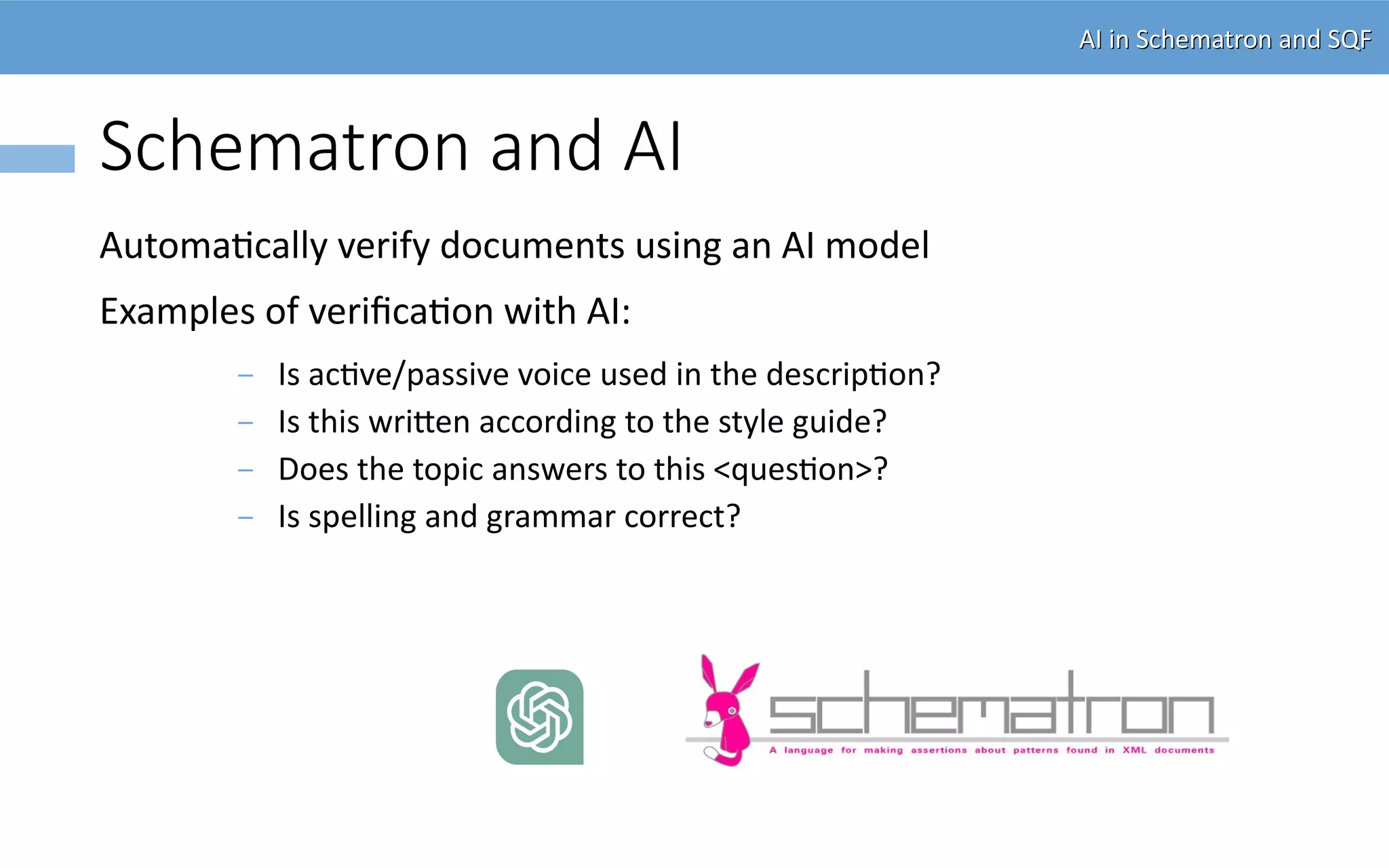 Leveraging the Power of AI and Schematron for Content Verification and ...
