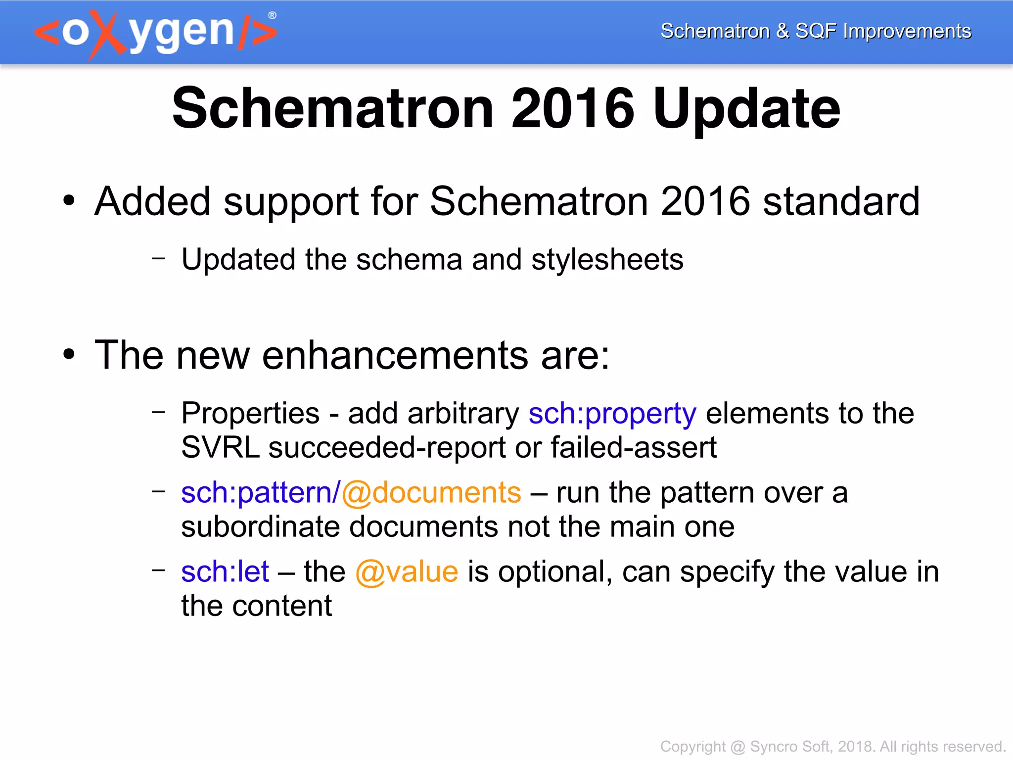 Schematron 2016 and SQF Update | PDF | Desktop Publishing | Computer ...