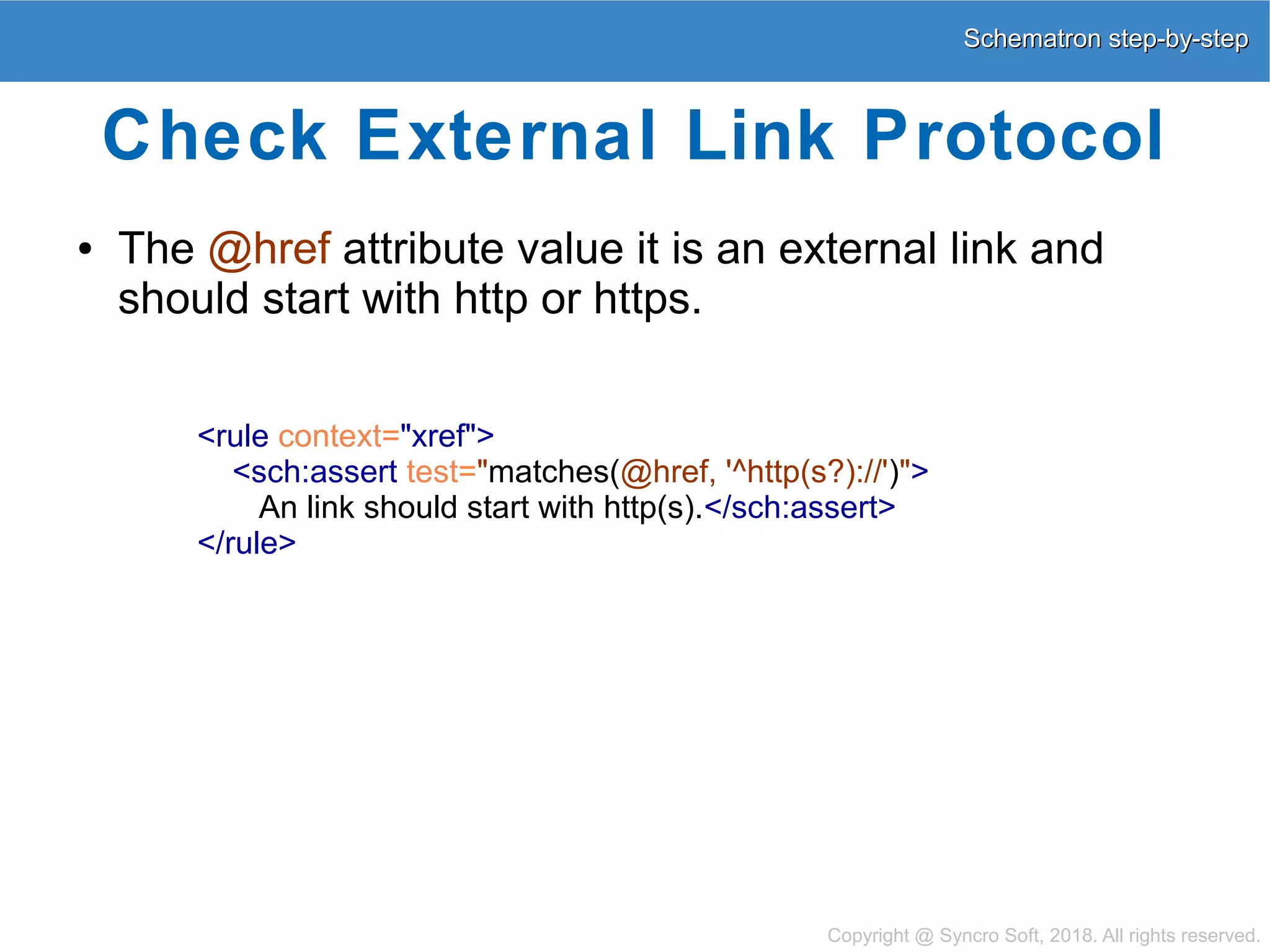 Schematron step-by-step | ODP