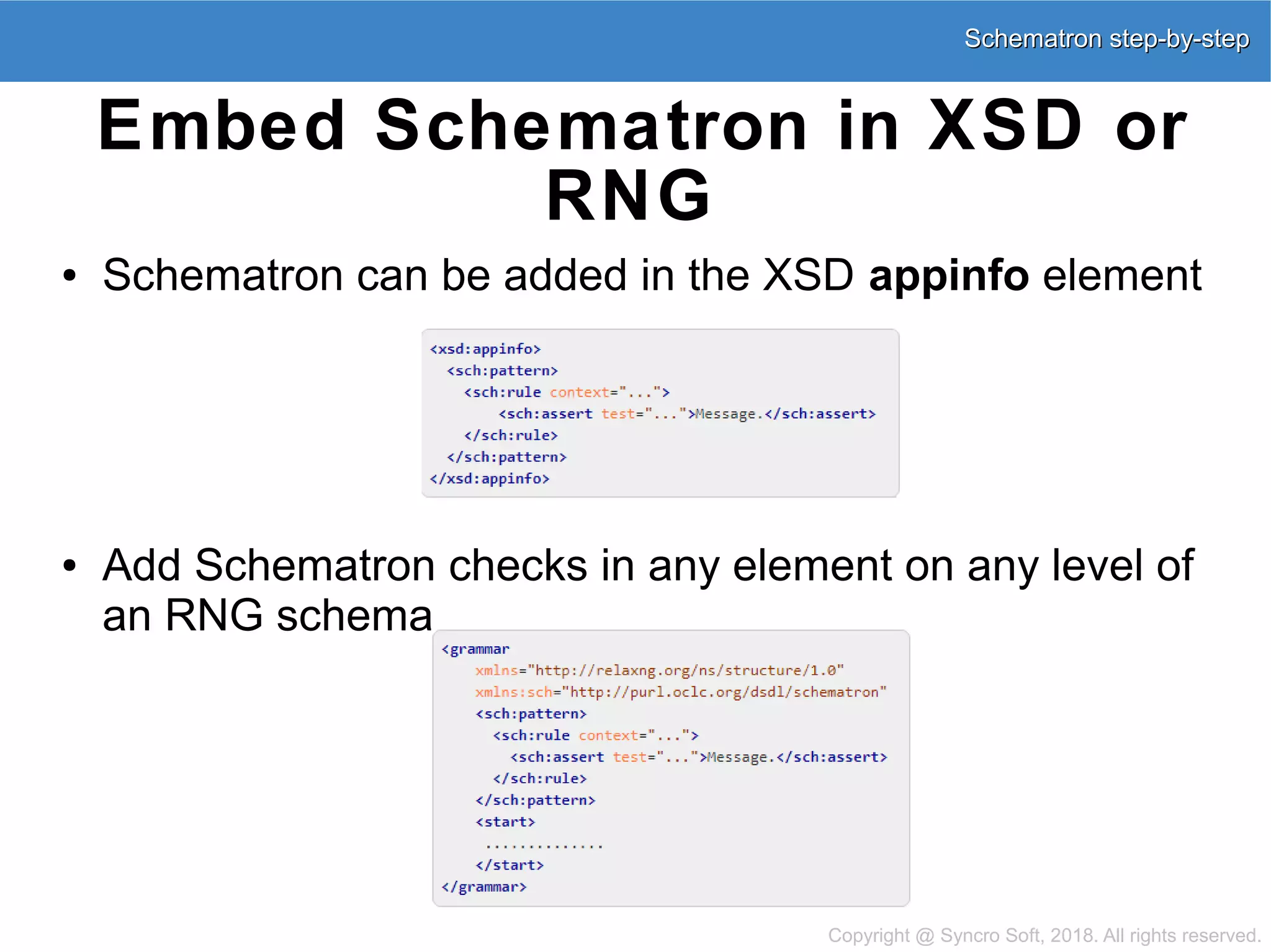 Schematron step-by-step | ODP