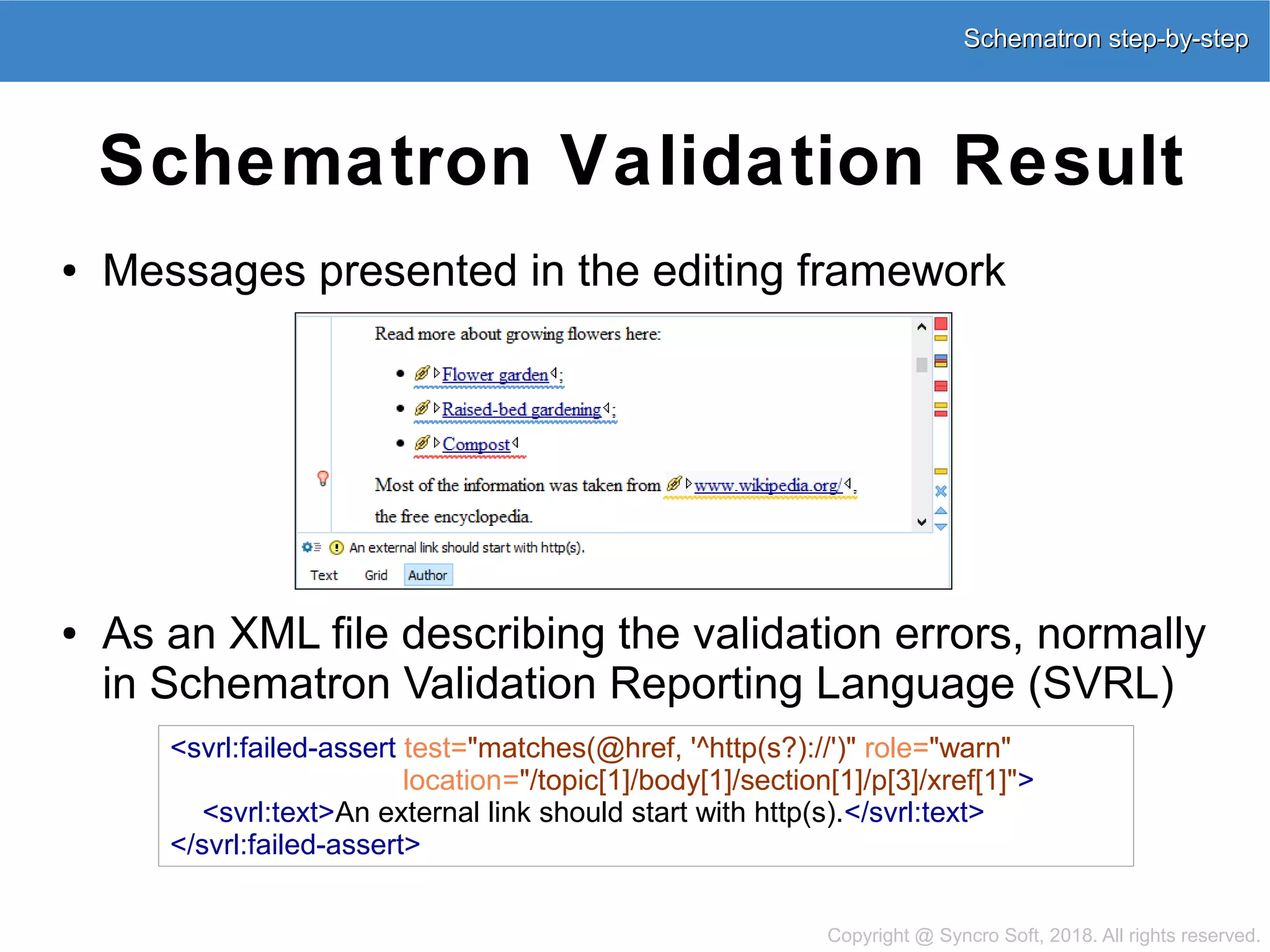 Schematron step-by-step | ODP