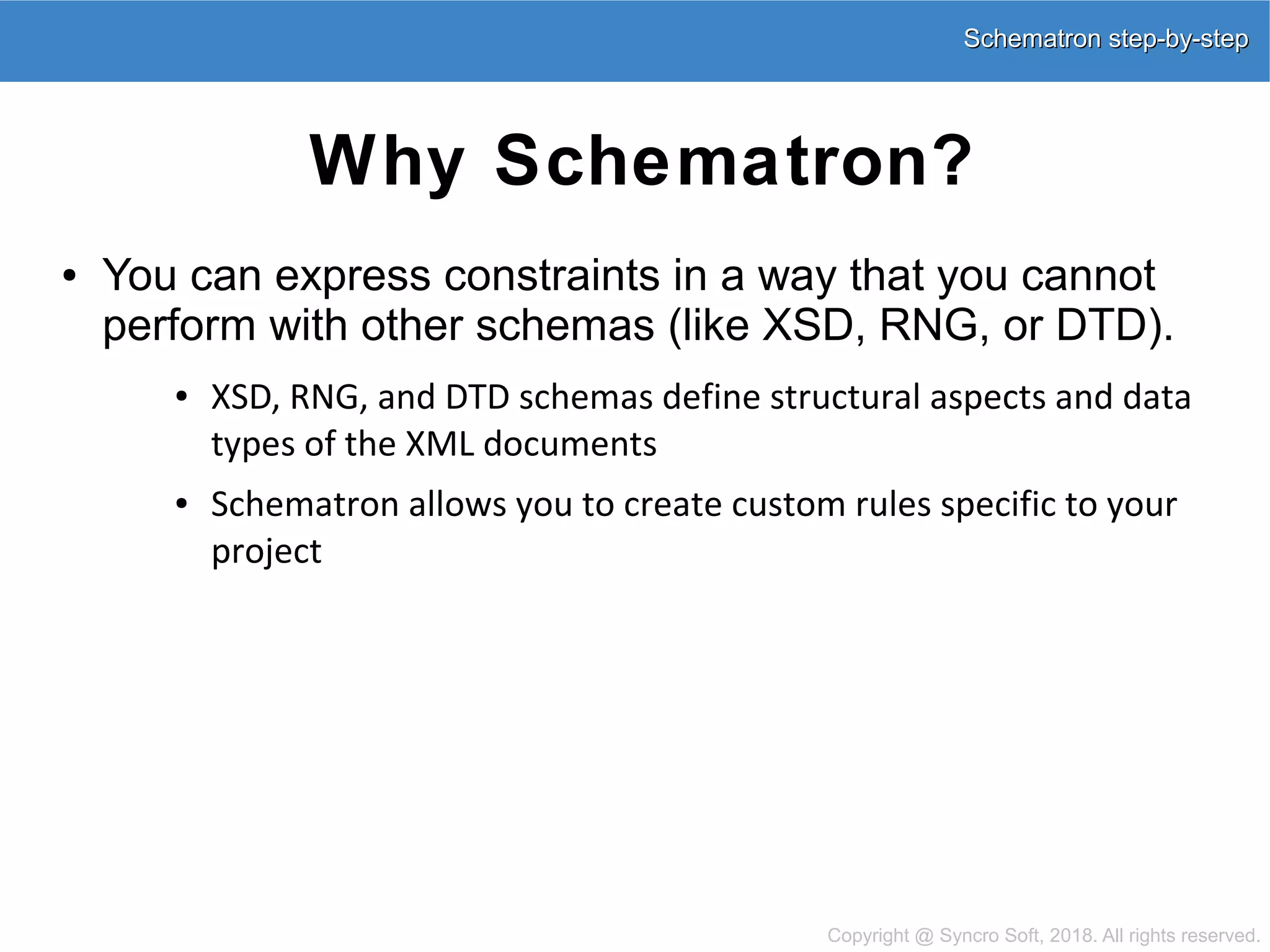 Schematron step-by-step | ODP