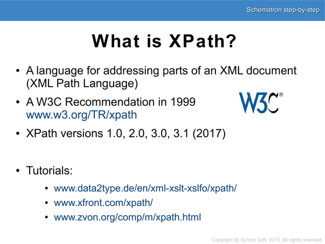 Schematron step-by-step | ODP