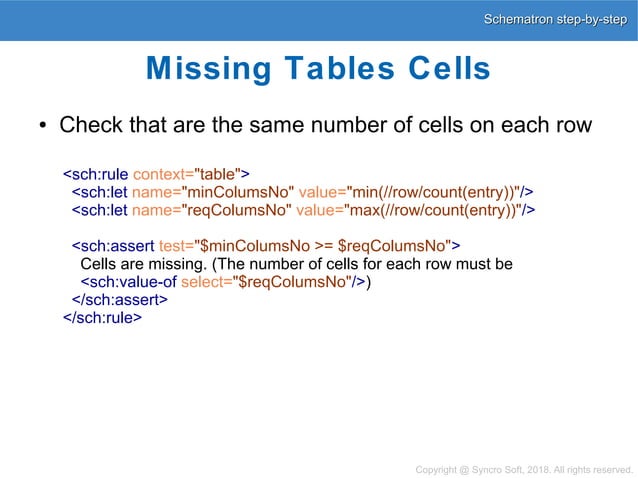 Schematron step-by-step | ODP