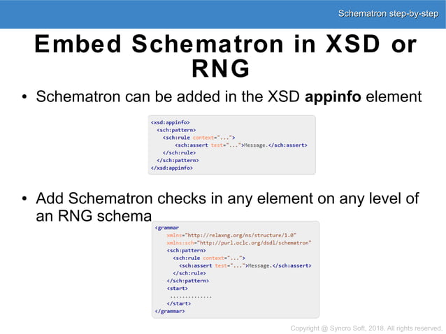 Schematron step-by-step | ODP