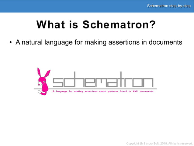 Schematron step-by-step | ODP