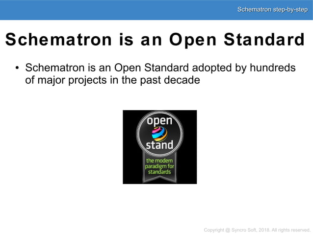 Schematron step-by-step | ODP