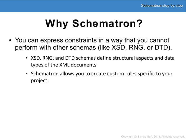 Schematron step-by-step | ODP