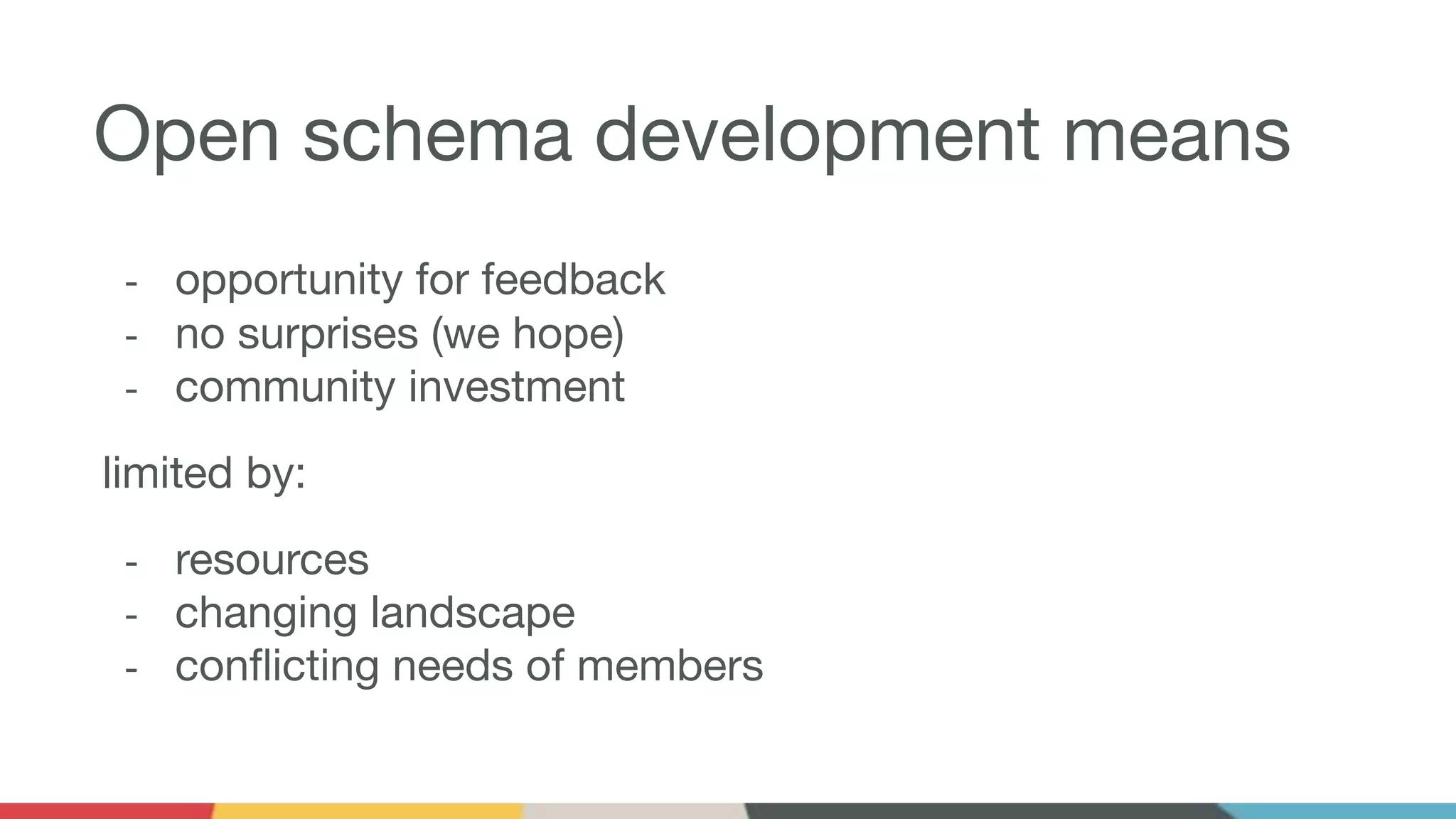 Proposed schema changes - have your say | PPT