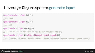 Schema, validation and generative testing | PPT