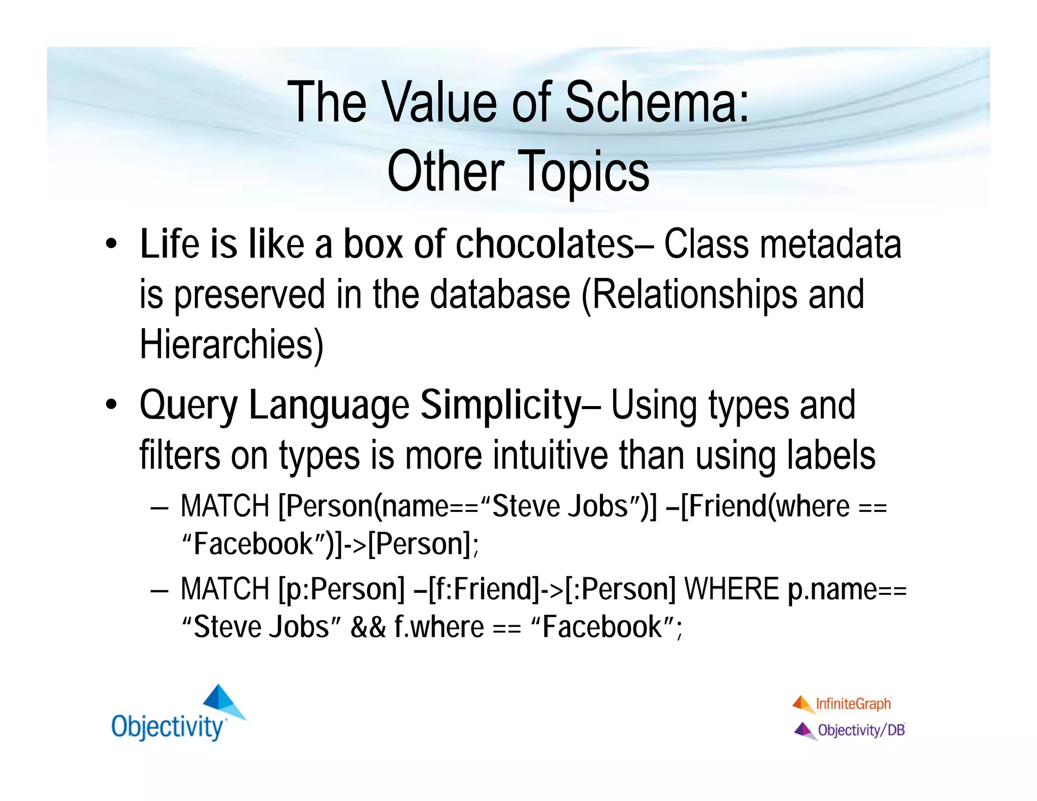 The Value of Explicit Schema for Graph Use Cases | PDF | Databases ...