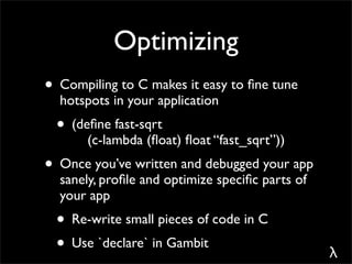The Scheme Language -- Using it on the iPhone | PPT