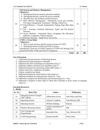 Scheme g fifth semester (co) | PPT