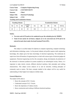 Scheme g third semester (co,cm,cd,if, cw) | PDF