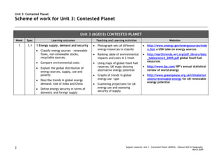 Scheme of-work-unit-3 geog a level | DOC