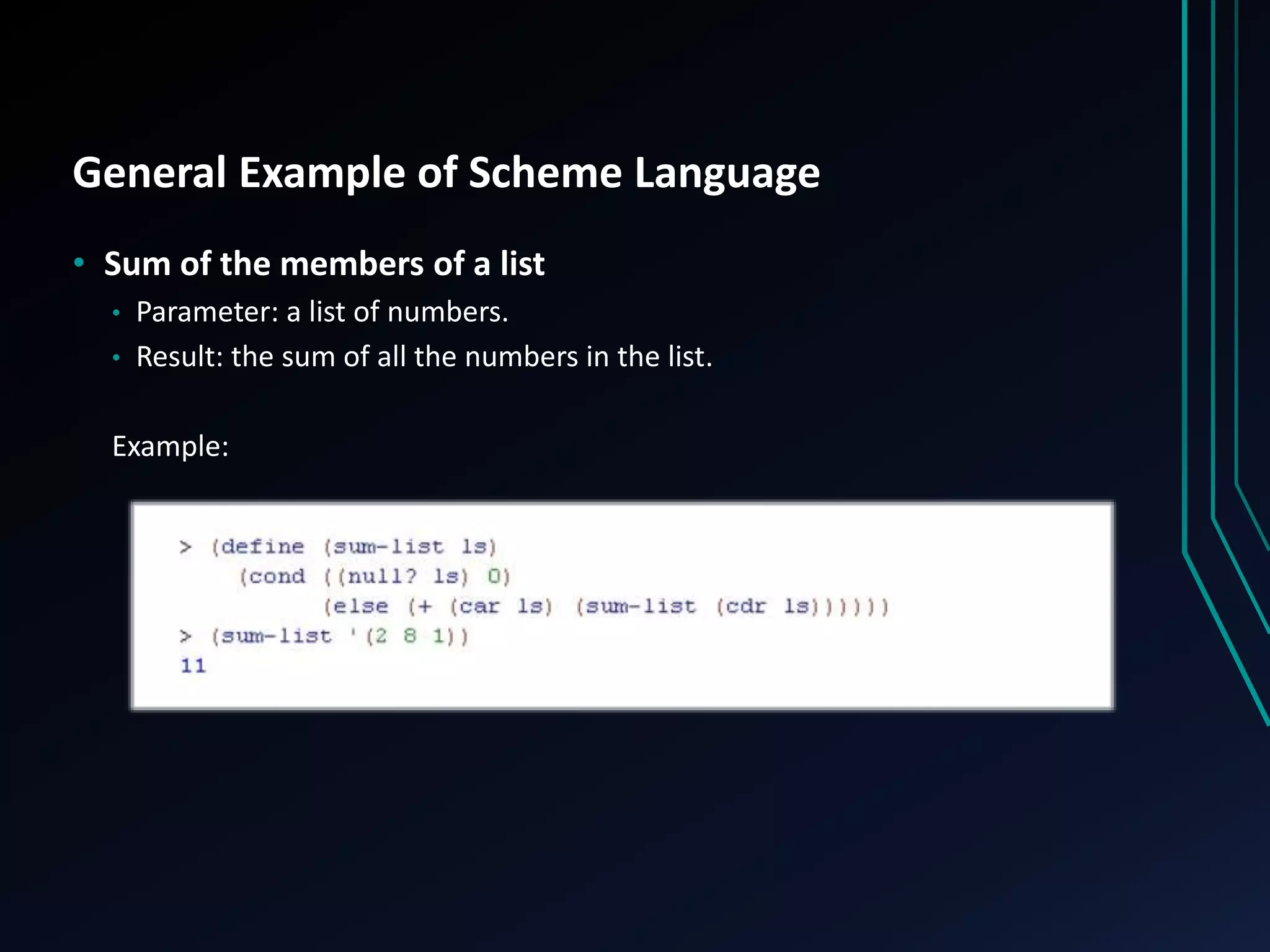 Scheme Programming Language | PPT Scheme Programming Language | PPT